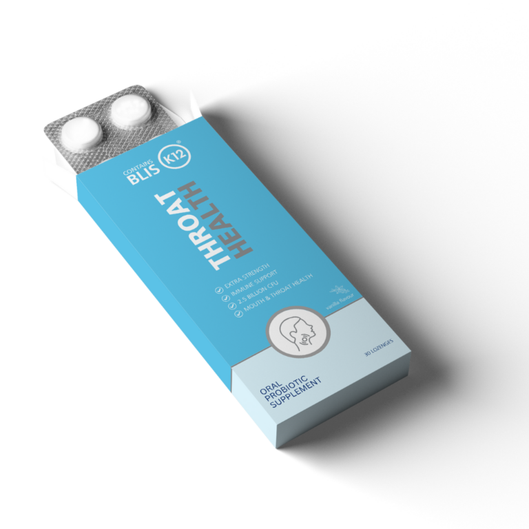 Throat Health Lozenge - BLIS Technologies - probiotic manufacturers